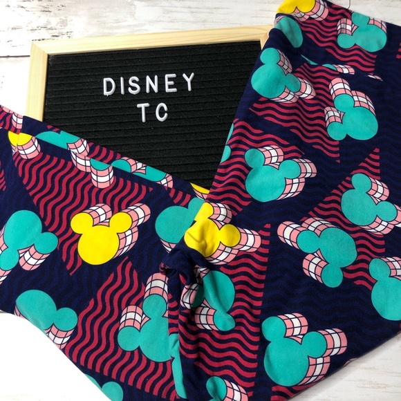 LuLaRoe | Pants & Jumpsuits | Mickey Disney Tc Lularoe Leggings | Poshmark